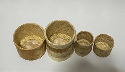 New Sticky rice bamboo thai basket Handmade big and small