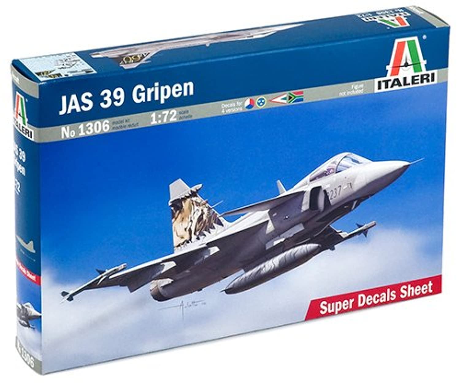 Italeri Jas 39 Gripen Aircraft Model 1306S