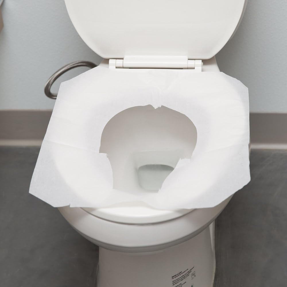 HANZE INTL Toilet Seat Covers Disposable Half-Fold Toilet Seat Cover 4 Pack of 250Pcs (1000pcs)