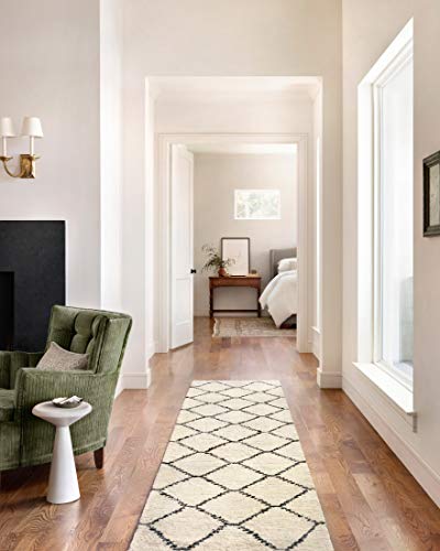 Chris Loves Julia x Loloi Alice Collection ALI-04 Cream / Charcoal 18" x 18" Sample Rug
