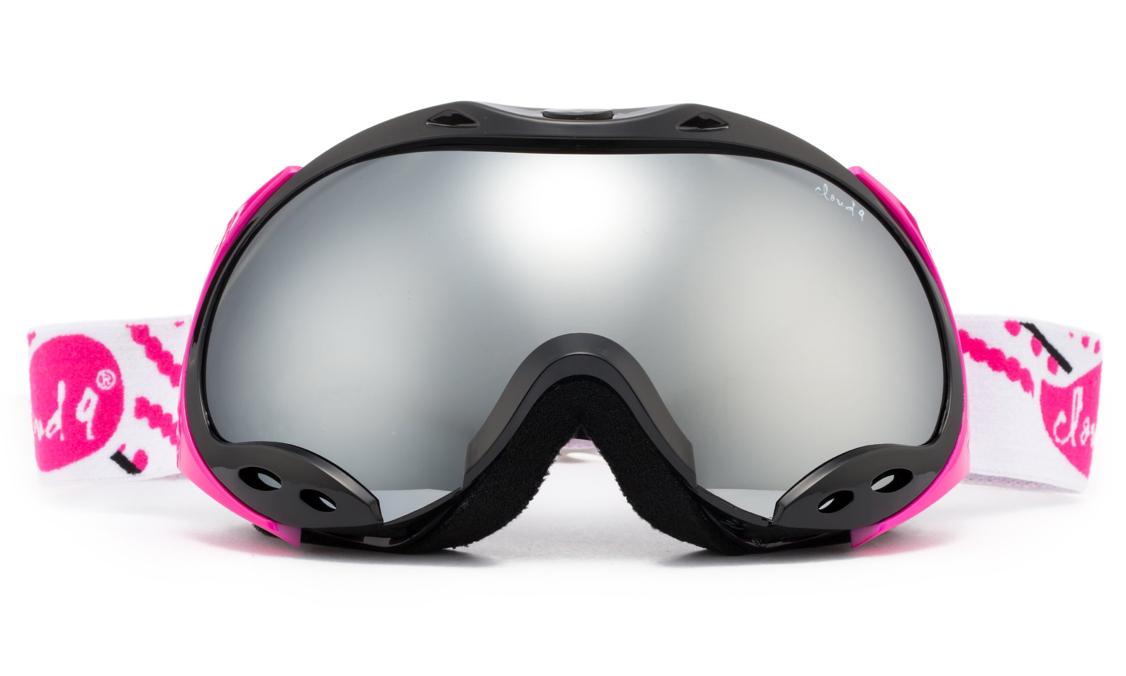 Cloud 9 - Twin Pack Adult and Kids Matching Goggles, Anti-Fog Dual Lens Wide Angle Frameless UV400 Snowboarding Ski Snow Goggles