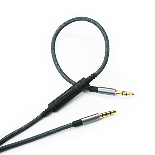 NewFantasia Cable Compatible with Sony MDR1000X, MDRXB650BT, MDR-XB950BT, WH1000XM3, WH1000XM2, WH-CH700N Headphone, Remote Volume Control Mic for Samsung Galaxy Xiaomi Huawei Android Phone