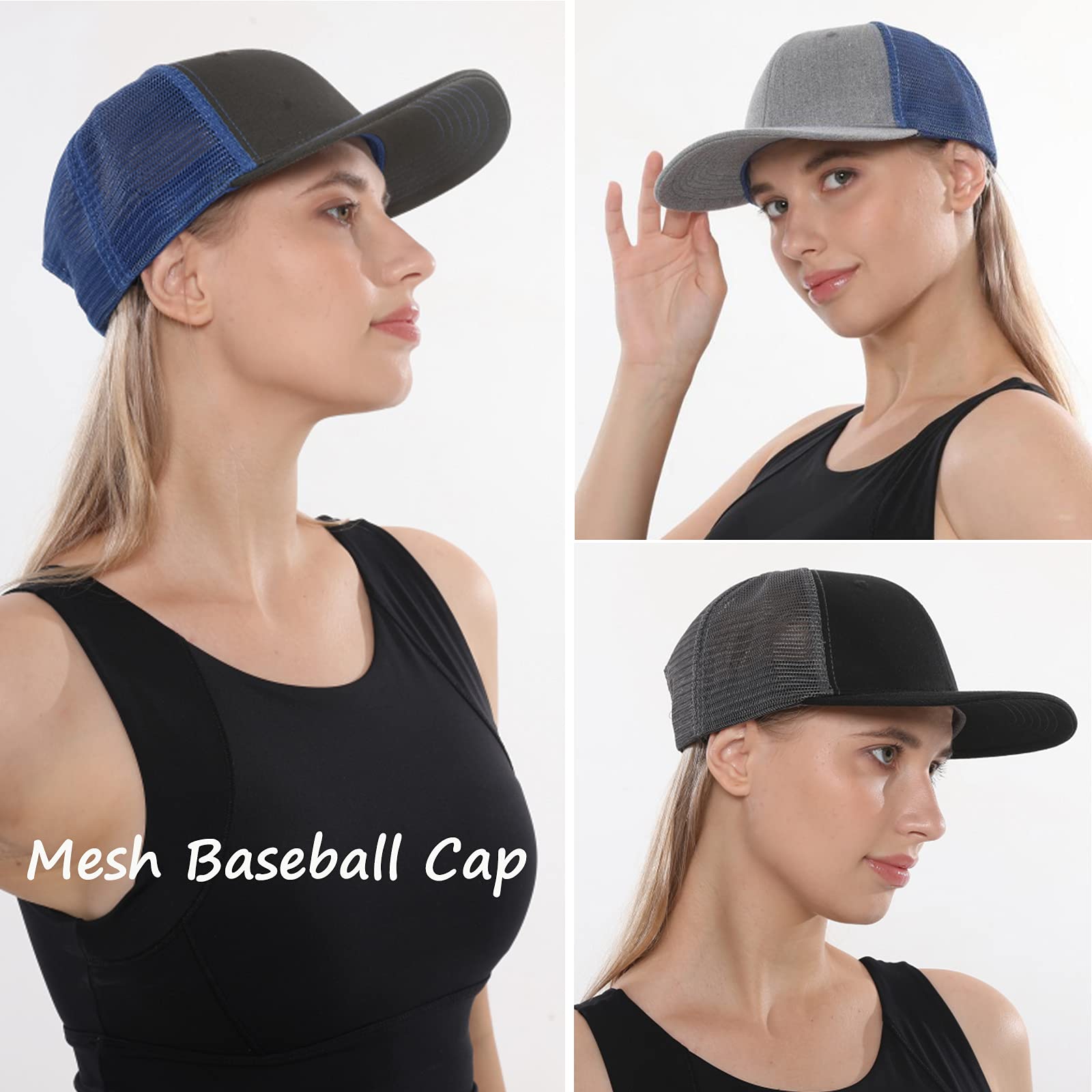 Crazy Era kozinu Unisex Trucker Hats Blank Mesh Snapback Hats Sport Plain Baseball Caps Adjustable Fitted Hat