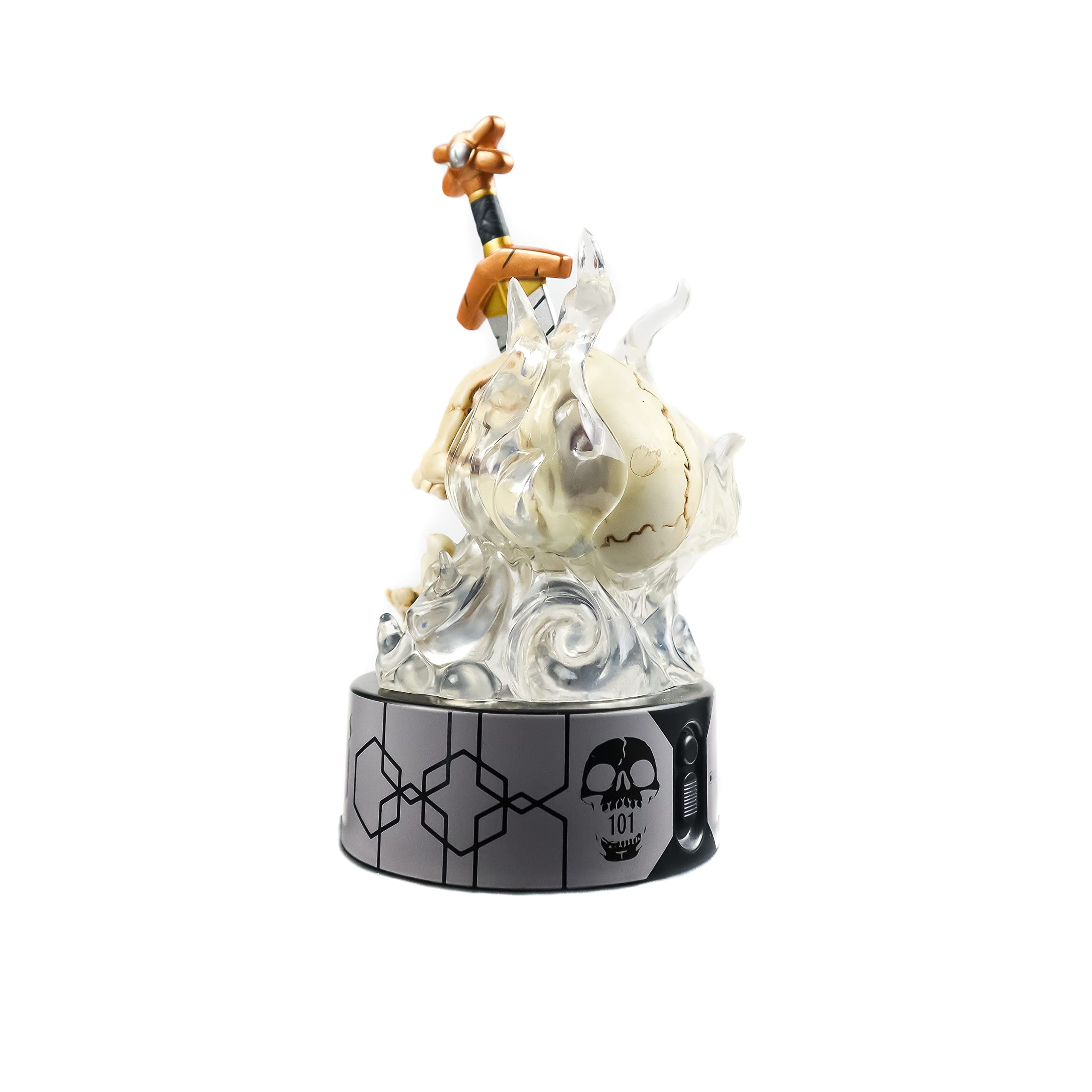 Dice Guardians: Arcane Skull with 7 Color LED Light-Up Base and Color Cycle Feature