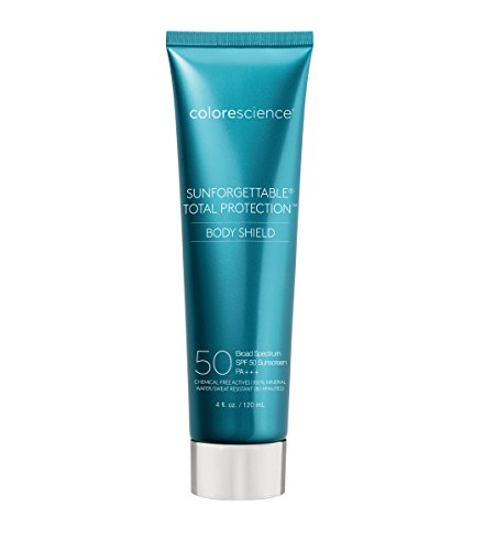 Colorescience Sunforgettable Total Protection SPF 50 Body Shield, 4 fl. Oz (Pack of 1)