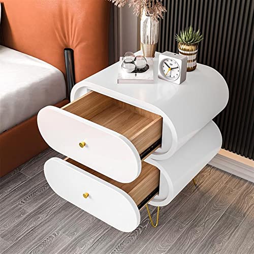 HIGOH Bedside Table Bedside Table Bedroom Home Small lockers Bedside Table (Color : Green)