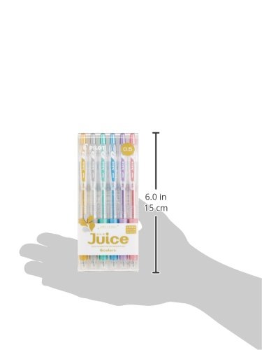 PILOT Juice Gel Ink BallpointPen, 0.5mm, Metallic Colors (LJU-60EF-6CM)