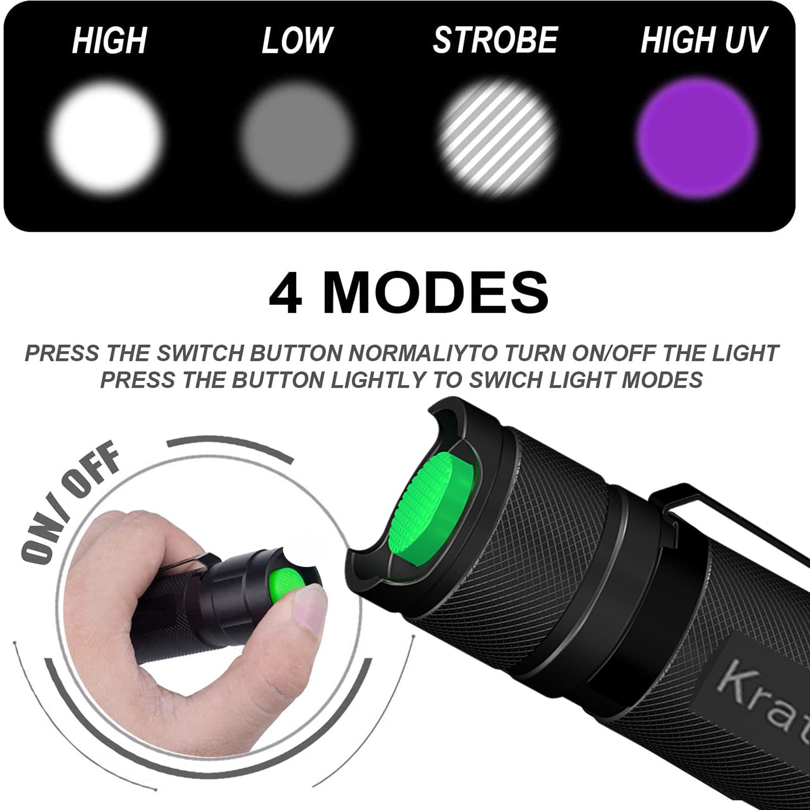Pocket Folding Knife -Tactical Knife& LED Flashlight-UV Black Light- Good for Hunting Camping Indoor and Outdoor Activities Mens Gift