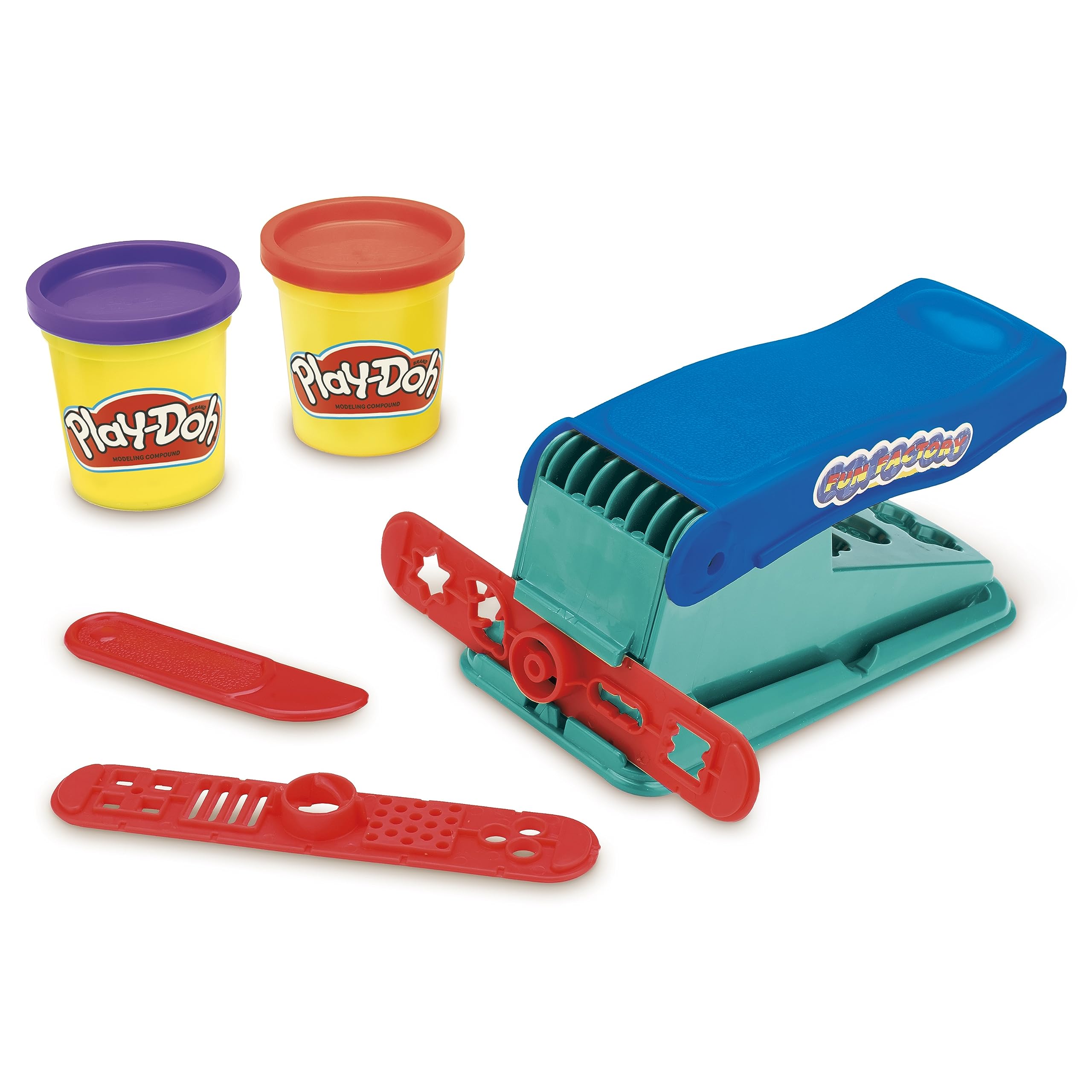 Play-Doh Basic Fun Factory Shape-Making Machine with 2 Non-Toxic Colours, 3+ years