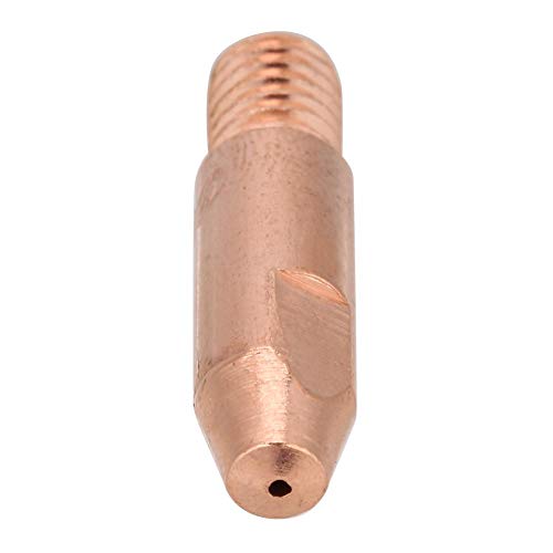 FTVOGUE 20Pcs Copper Contact Tip M6 for Euro Style Binzel 24KD MIG MAG Welding Torch Gas Nozzle Tip Holder Accessaries[0.8],Nozzles, Collets and Lenses
