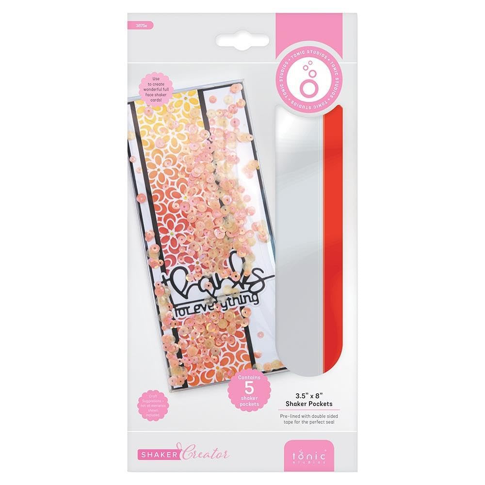 Tonic Studios Creator 3.5"X8" Shaker Pockets 5/PKG 3.5X8