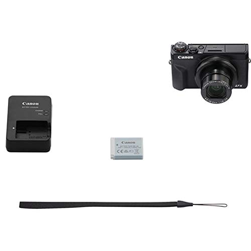 Canon PowerShot G7 X Mark III Digital Camera + 64GB Extreem Speed Memory, HG-100 Stabilizong Grip W/BR-E1 Remote, Case, and More (Vlogging Bundle) (Renewed)