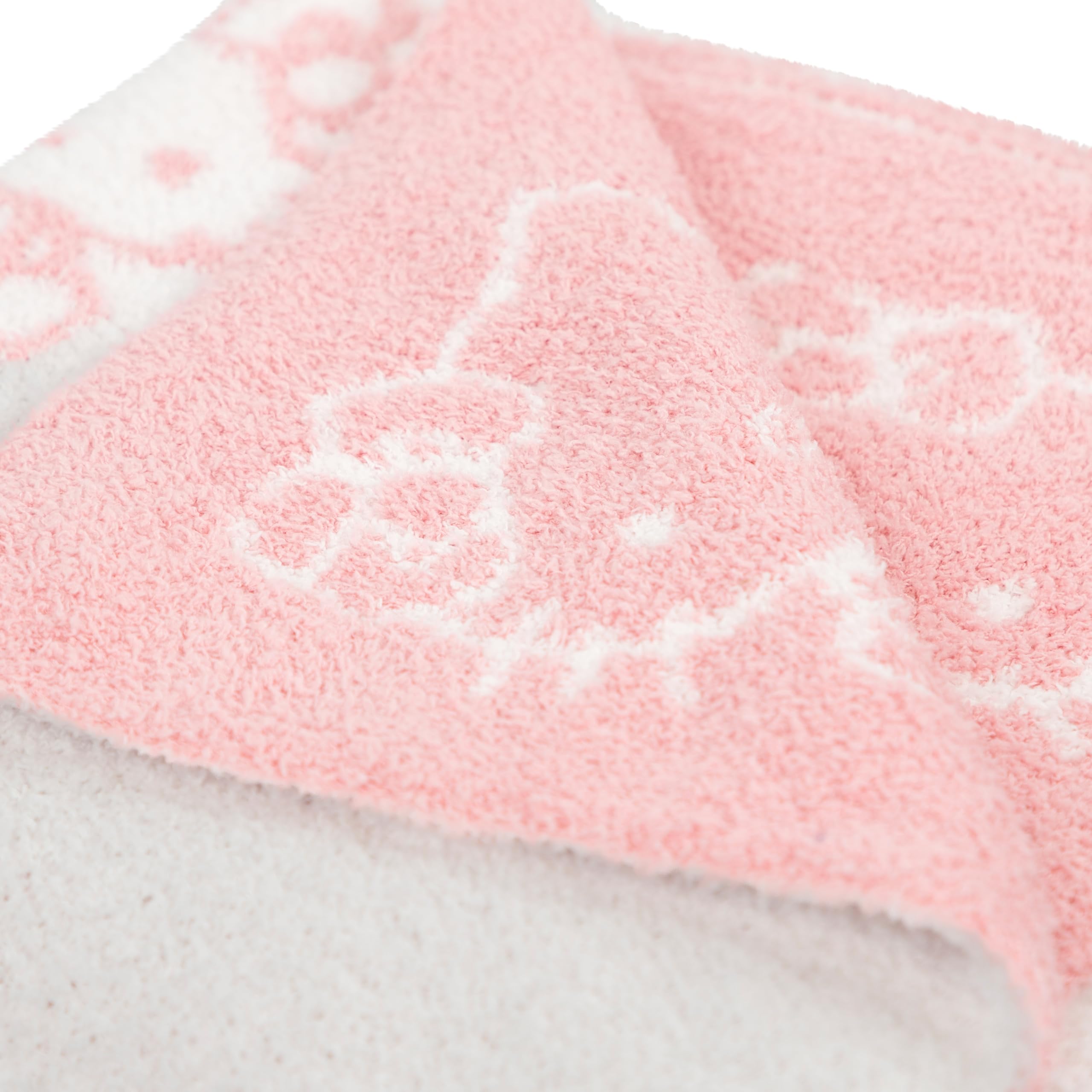 Hello Kitty Feather Knit Fluffy Throw Blanket - Fuzzy Blanket Measures 50 x 60 Inch, Super Soft Soft Lightweight Pink Accent for Couch or Chair
