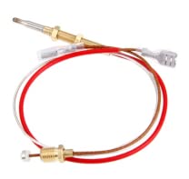GUOFALDE Outdoor Patio Heater Thermocouple, M8 x 1 End Connection Nuts Thermocouple 410 mm Length M6 x 0.75 Head Thread