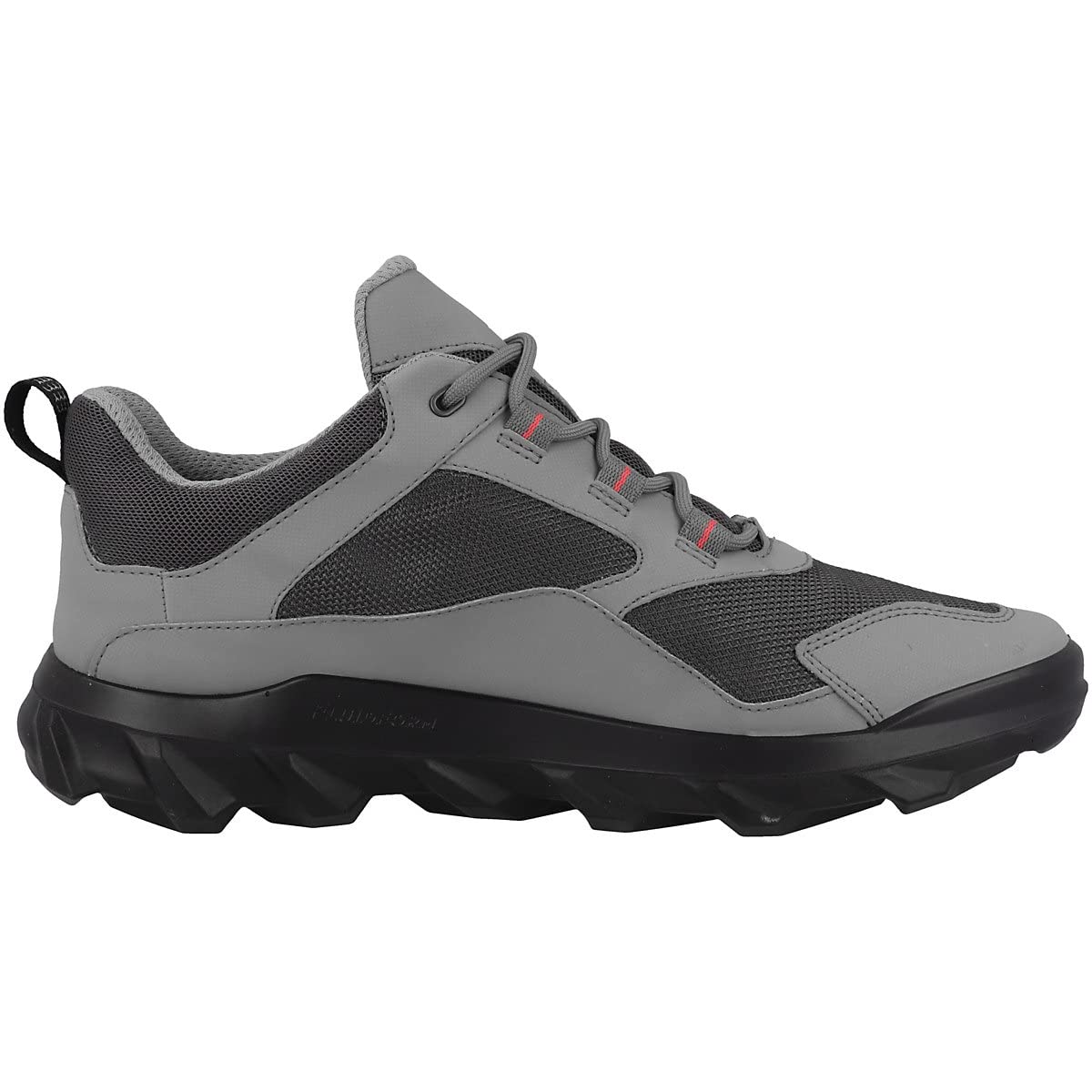 ECCO Men's MX Low Gore-TEX Sneaker, Steel/Magnet, 12-12.5