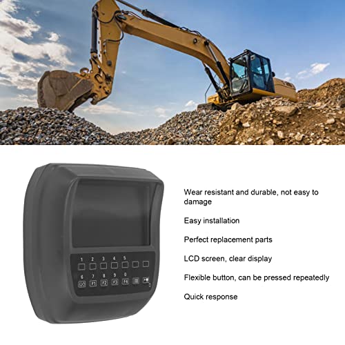 Excavator Monitor, 4652262 CR I LCD Screen Quick Response Excavator Control Panel PC Clear Display for Industrial Use