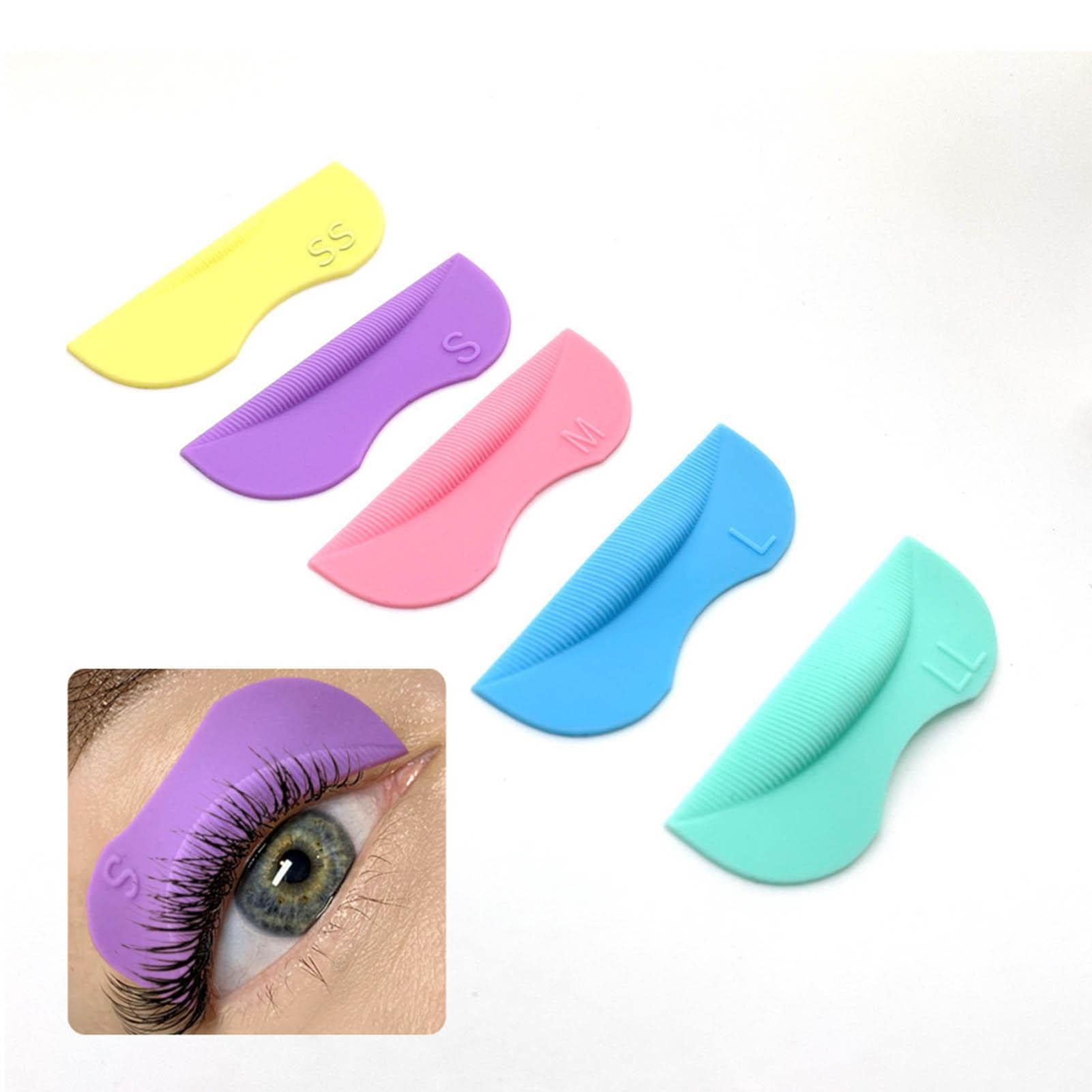 Eyelash Perm Pads, Reusable Eyelash Perm Silicone Pads - Environmentally Female Cosmetics Makeup for Personal Eyelash Curling, Beauticians, and Beauty Salons