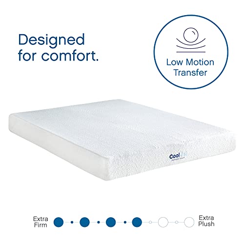 Classic Brands Cool Gel Memory Foam 14-Inch Mattress with Bonus Pillow | CertiPUR-US Certified | Bed-in-a-Box, Twin