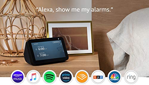 Echo Show 5 | Sandstone with Sengled Bluetooth Smart Color Bulb | Alexa Smart Home Starter Kit