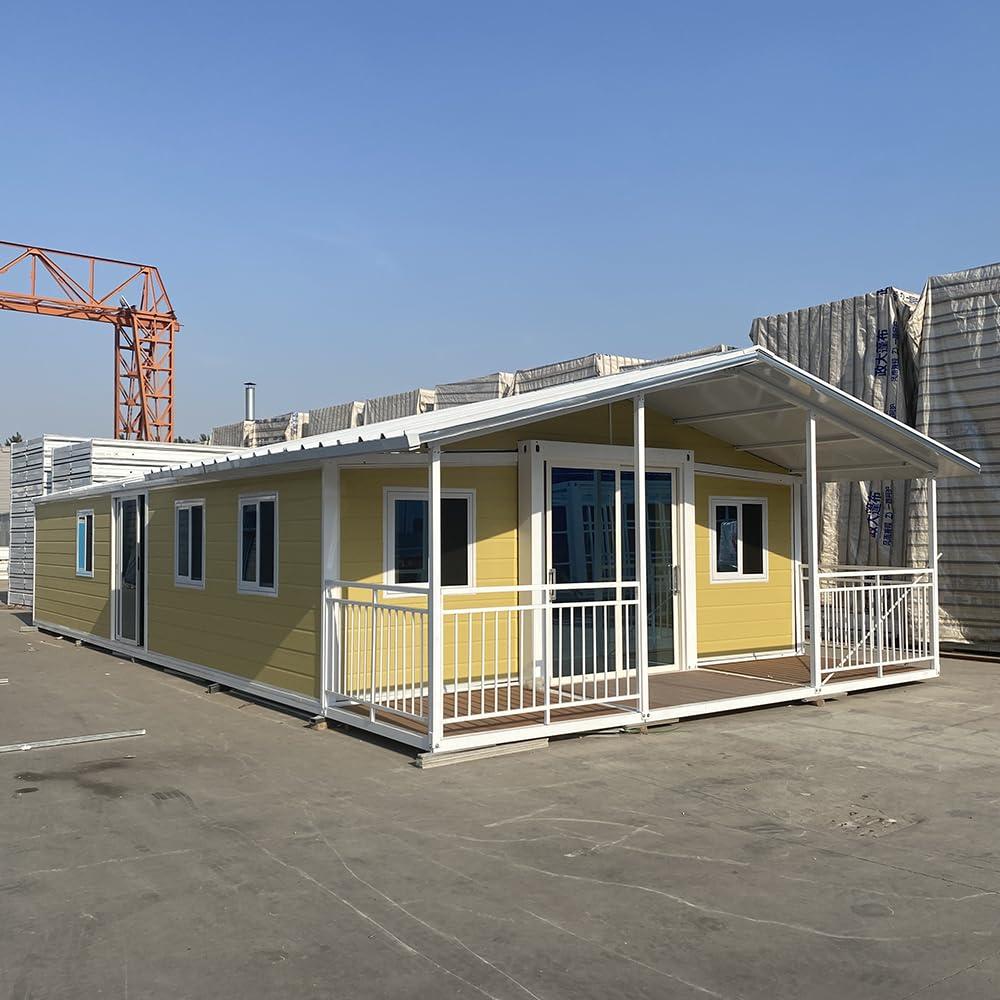 Folding Container House Tiny House Expandable Folding House with 2 3 4 Bedrooms and Bathroom Tiny Home with Luxury Design for Homes, Hotels, Offices