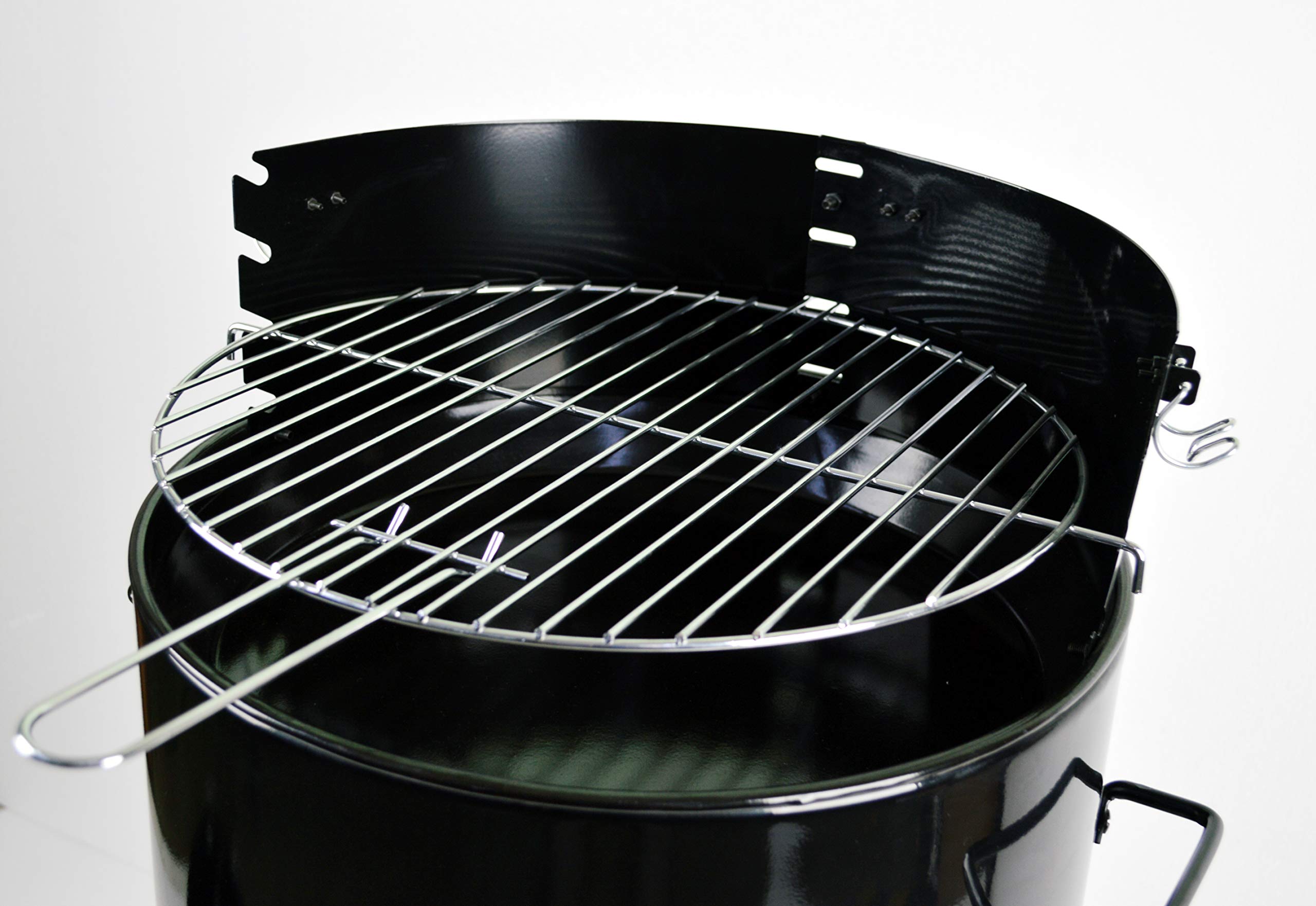 CMI Multi-Function Barbecue and Charcoal Smoker Grill, Heavy Duty Round BBQ Grill for Outdoor Cooking(20-Inch)
