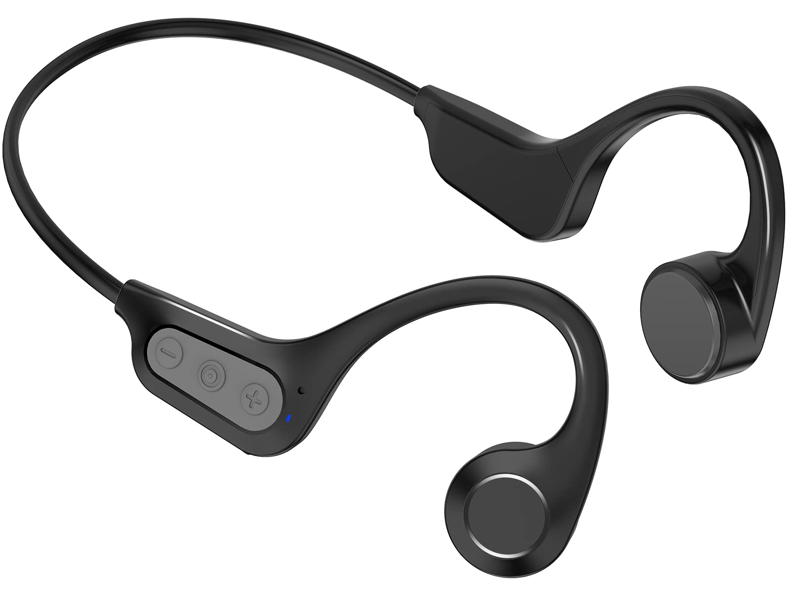KOLORFARM Wireless Bone Conduction Headphones with Mic, Open Ear Headphones Bluetooth 5.3 Sports Headset with Up to 8 Hours Playtime, IP56 Sweatproof Certified for Running Hiking Driving Workouts