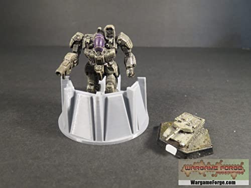 Mech Bunker Coolant Pool 6mm/8mm Tabletop Terrain Compatible with Epic, Adeptus Titanicus, Hex Maps