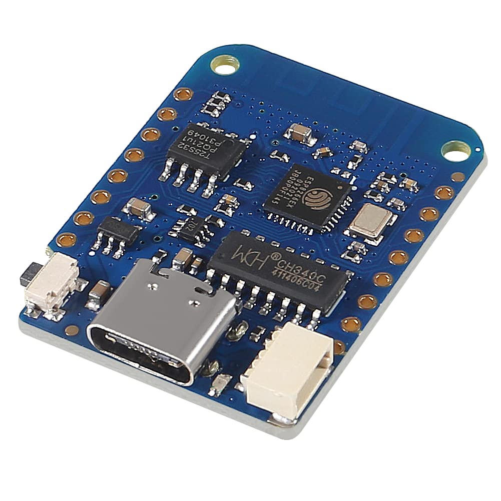 DWEII 3PCS D1 Mini V4.0.0 Type-C USB Board NodeMCU ESP8266 WiFi IoT Type-C USB WLAN Development Board Based ESP8266 4MB Compatible with MicroPython, for Arduino, Nodemcu