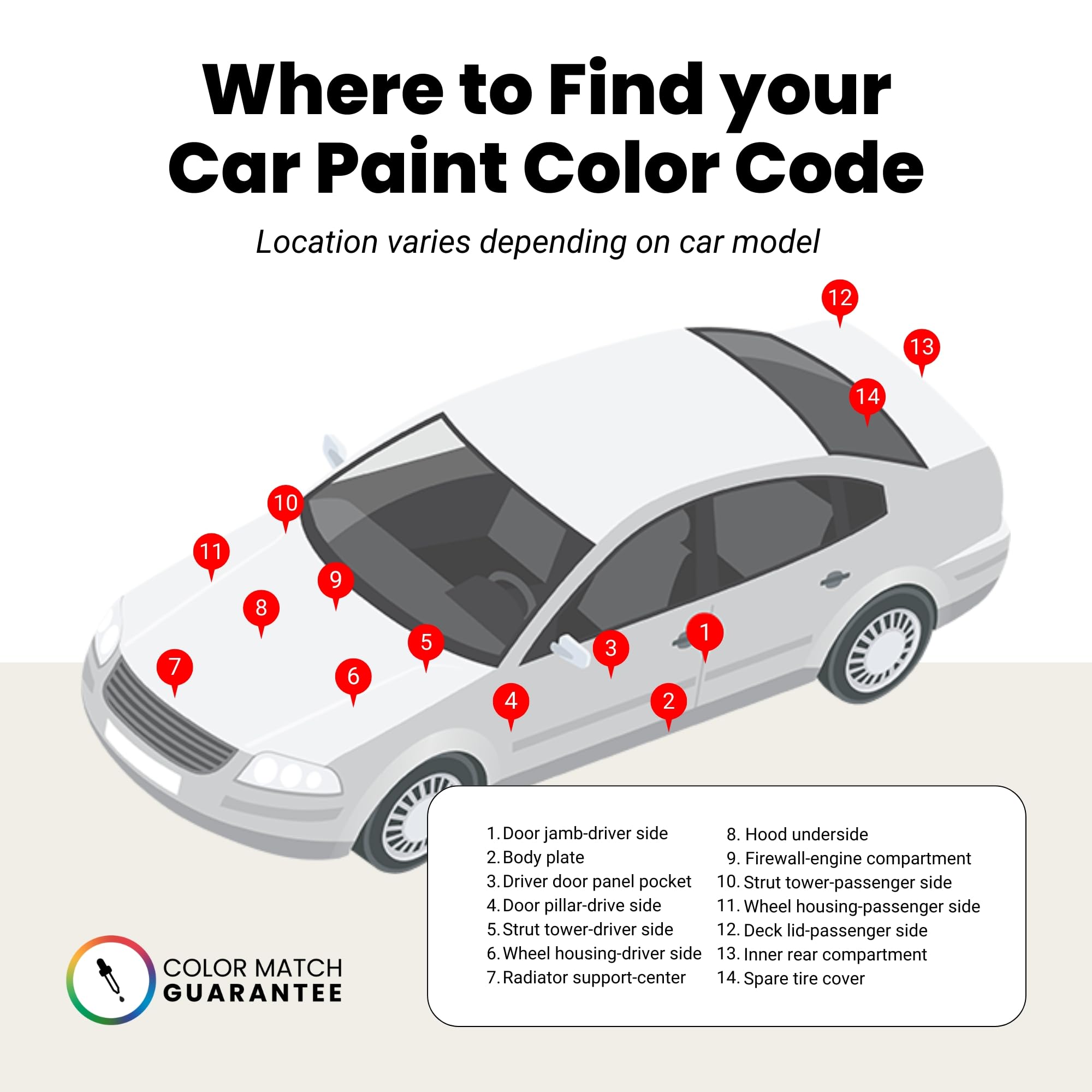 TouchUpDirect WA8555/41/GBA Black Raven Compatible With Cadillac Exact Match Touch Up Paint Combo - Essential Kit