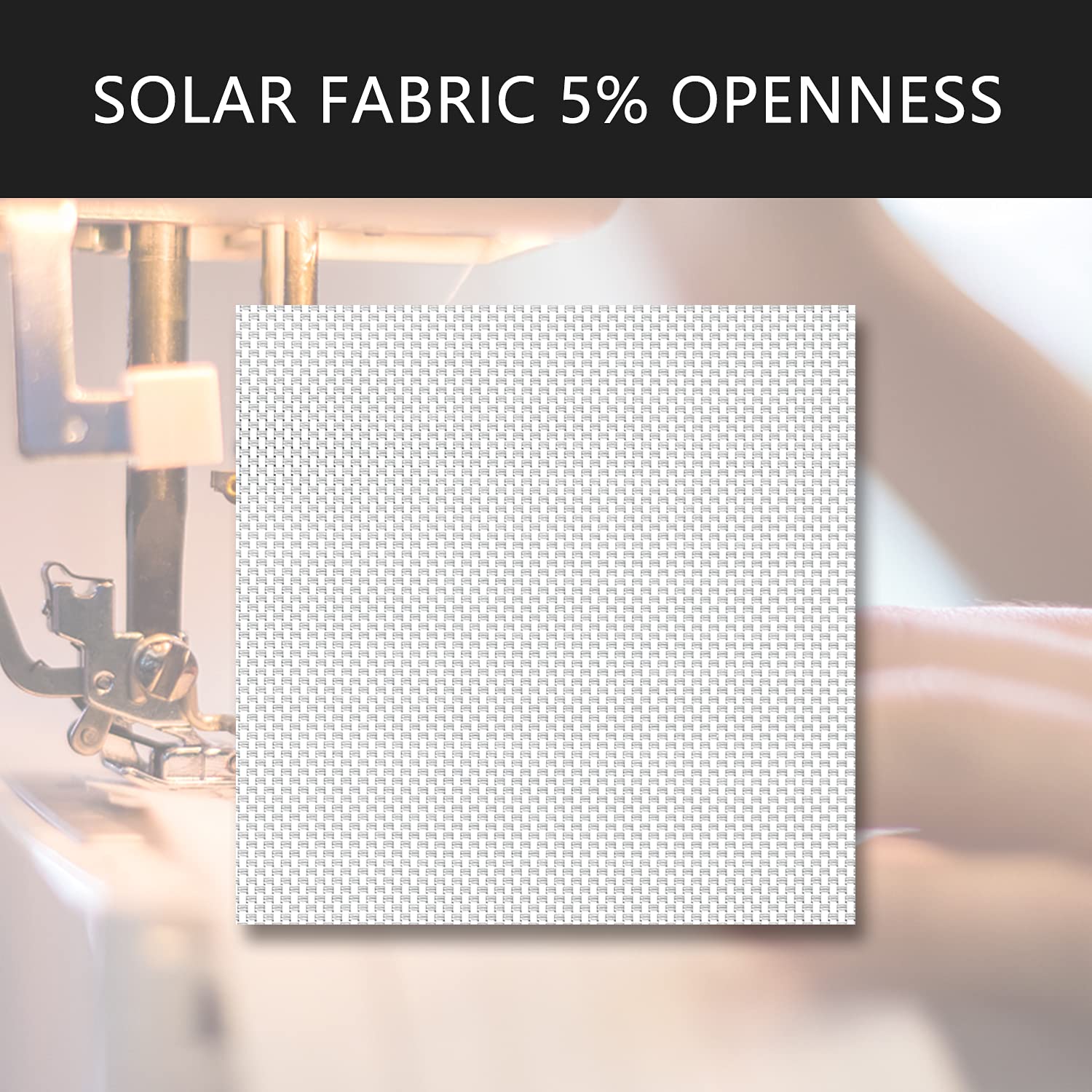 ChrisDowa Light Filtering Roller Shades, with 5% openness Solar Screen, UV Protection Fabric. Solar Semi Sheer Roller Blinds for Office and Home. Easy to Install.Grey,20" W x 72" H