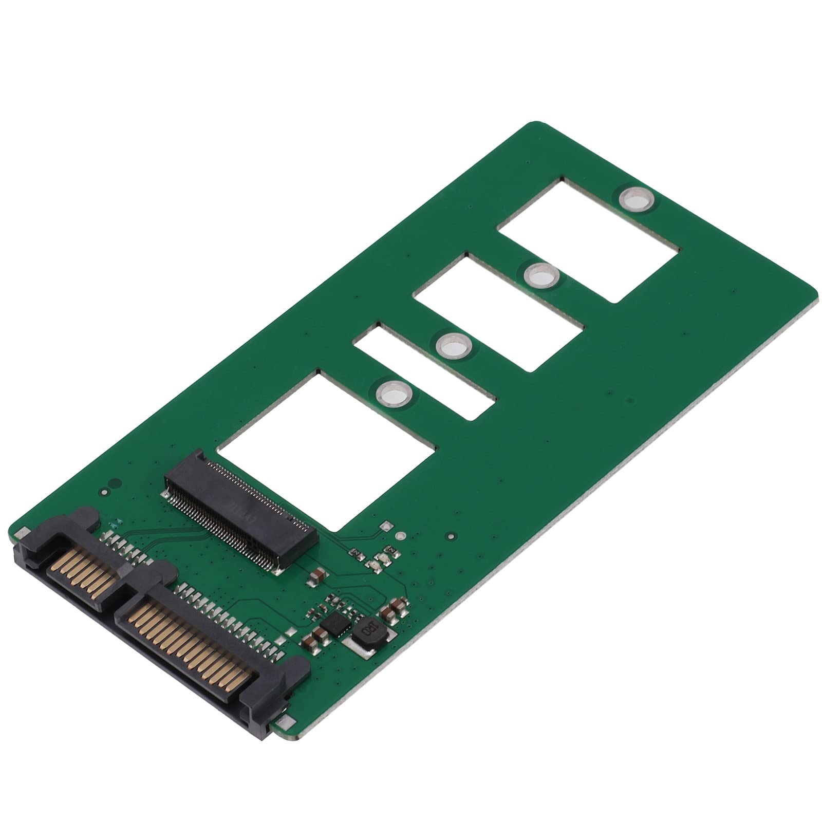 FocusFoto SATA to M.2 NVME SSD Converter Adapter Card NVME/AHCI 2.5 Inch SSD Upgraded for PC Computer Laptop