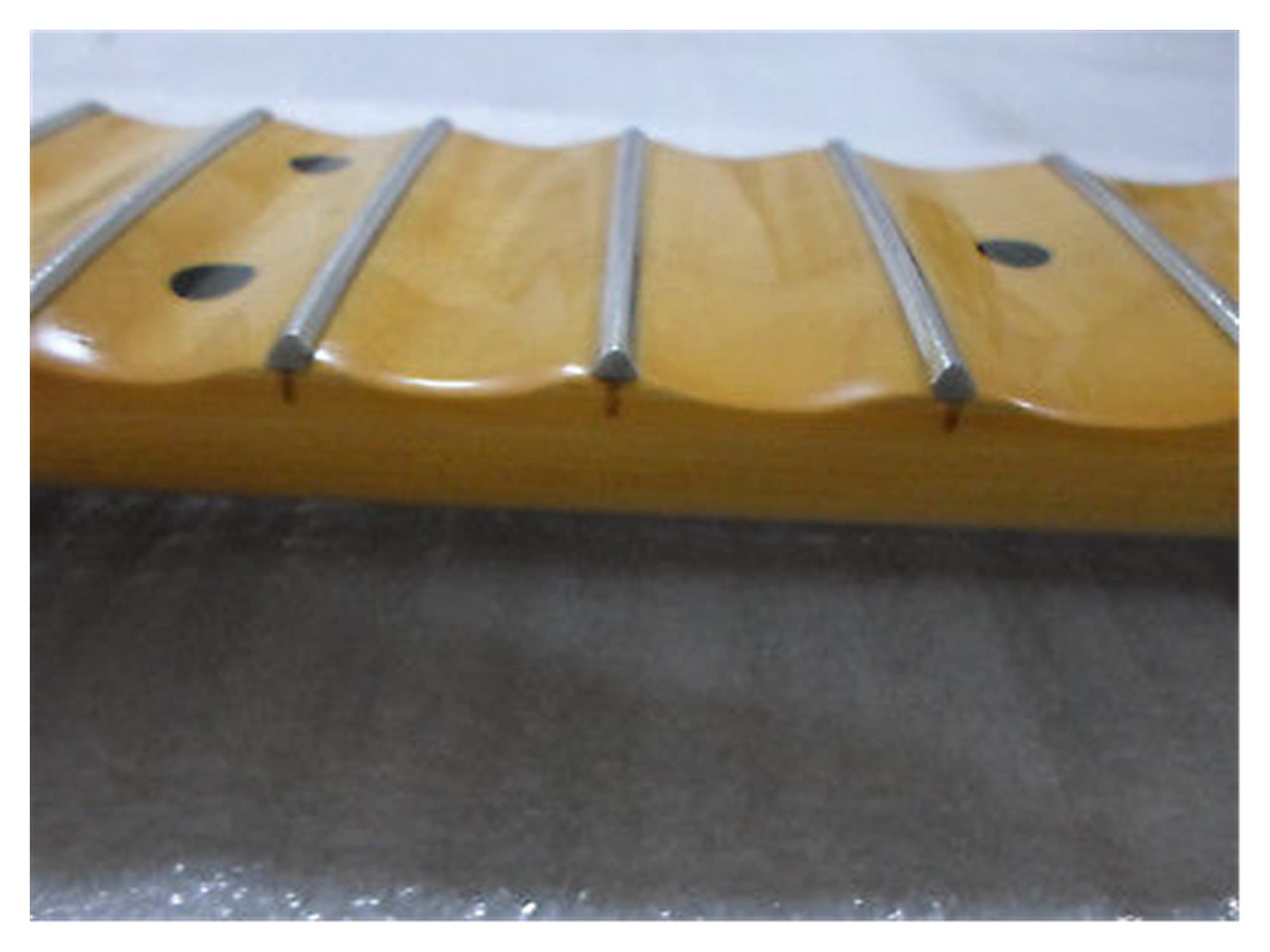 CJWSLYT Guitar Electric Guitar Replacement 24 Fret Maple Unfinished Electric Guitar (Size : A)