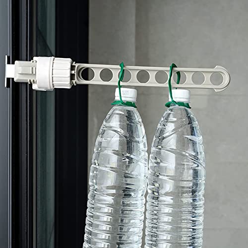 HotMax 8-Hole Clothes Drying Rack Portable Indoor Outdoor Hanging Balcony Window Closet Frame Storage Rack Space Saver