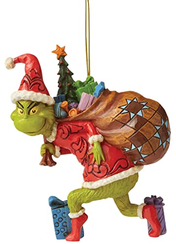 Grinchs Christmas Tree Ornaments, 2023 Christmas Thanksgiving Vacation Wooden Pendant Funny Green Grinchs Christmas Decor for Home Holiday Party (A)