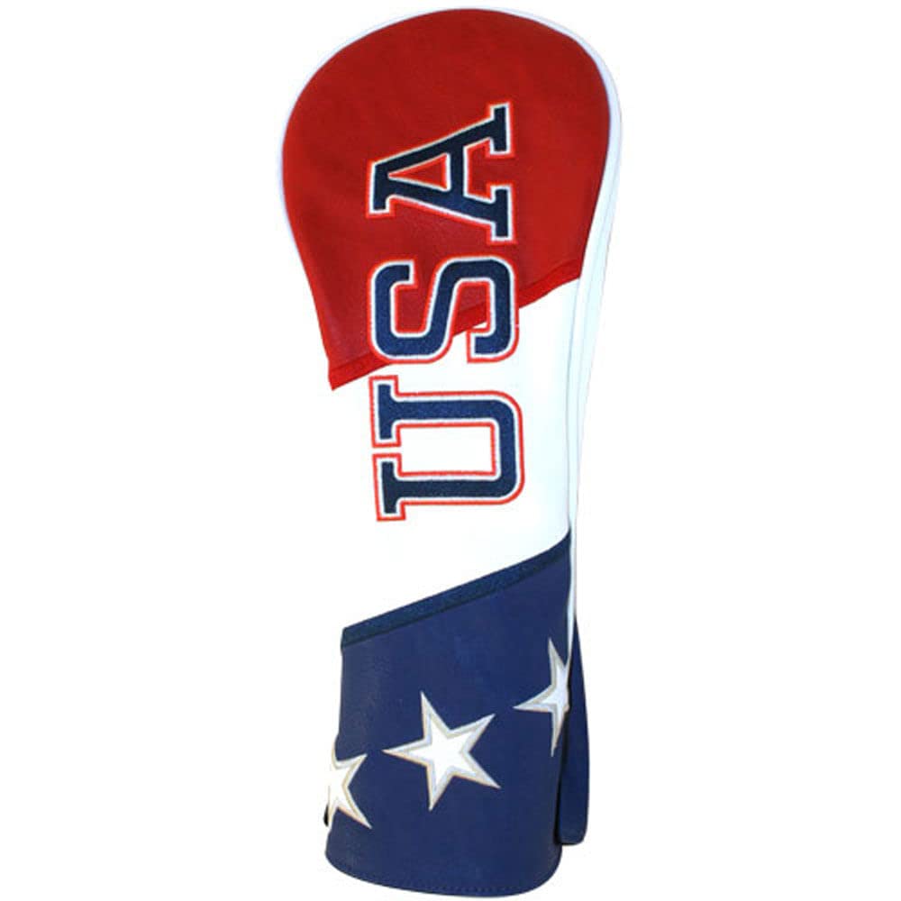 Cmc Design USA Driver Golf Headcover Red/Blue