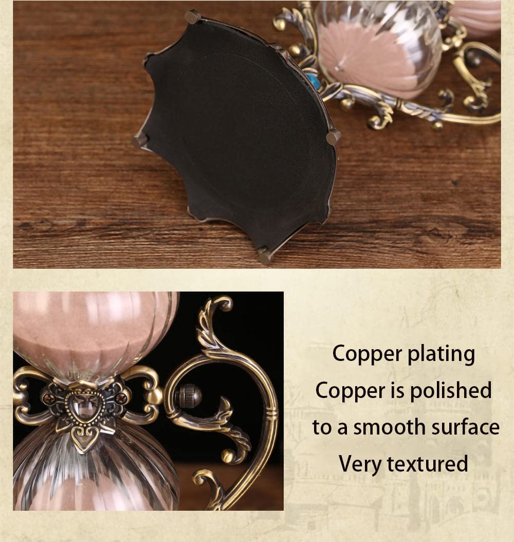 FEMUN,Hourglass Decor,Hourglass,Sand Timer,Hour Glass with Sand-Applicable Gift Occasion,Wedding,Birthday,Graduation. Suitable for Gift-Giving Relationship, Juniors, Couples, Colleagues, Friends.