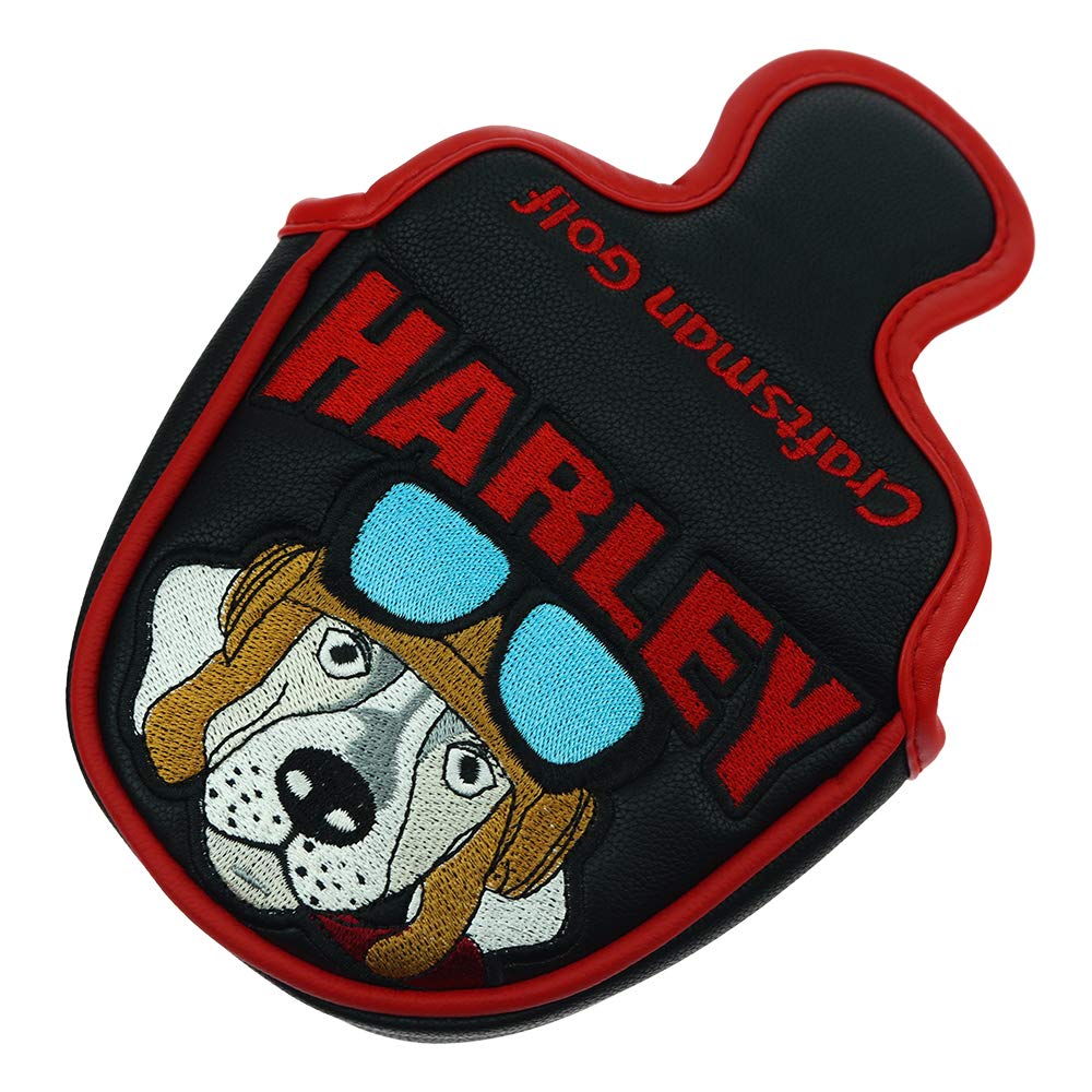 Craftsman Golf Motorcycle Harley Dog Mallet Putter Headcover for Odyssey Scotty Cameron (Mallet Cover)