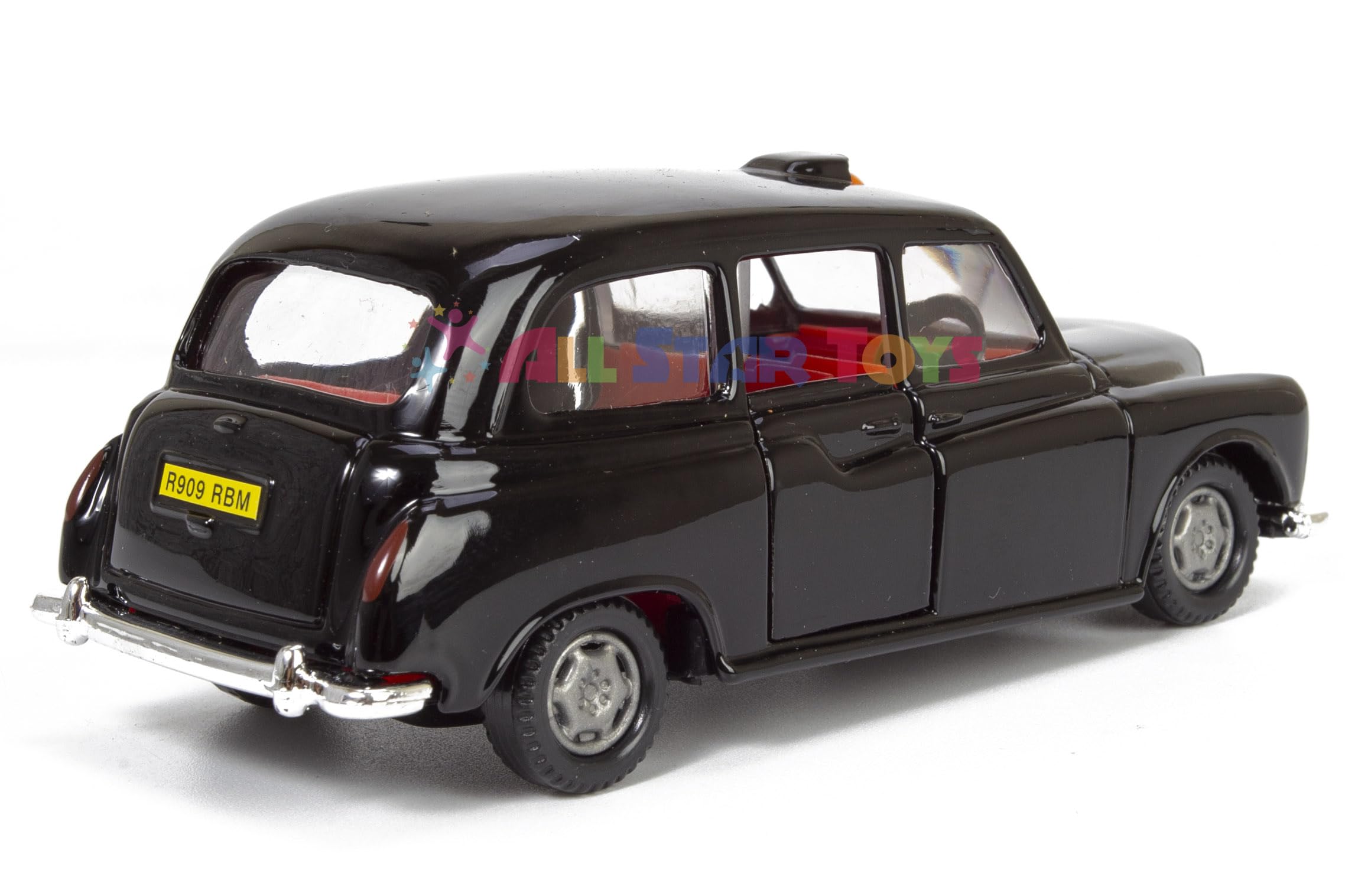 London Taxi 1/38 Scale Diecast Model Toy Car 4.75" Long Motormax 76003