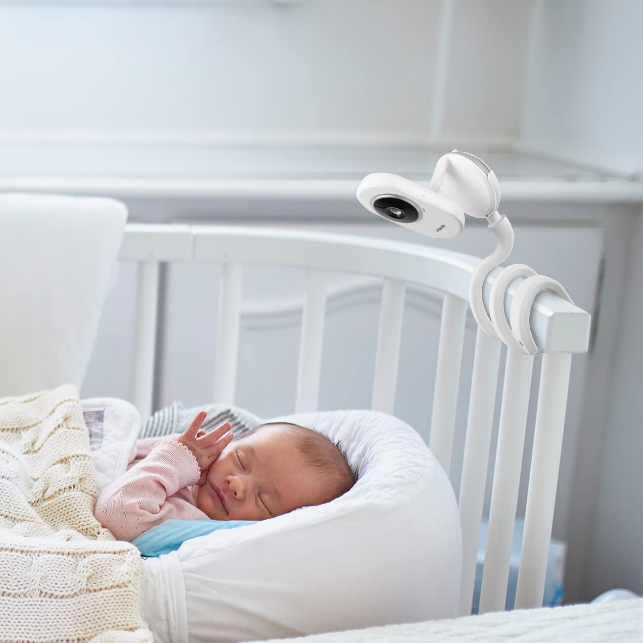 Koroao Baby Monitor Mount for VTech VM350/VM320 Baby Monitor Versatile Twist Mount Without Tools or Wall Damage