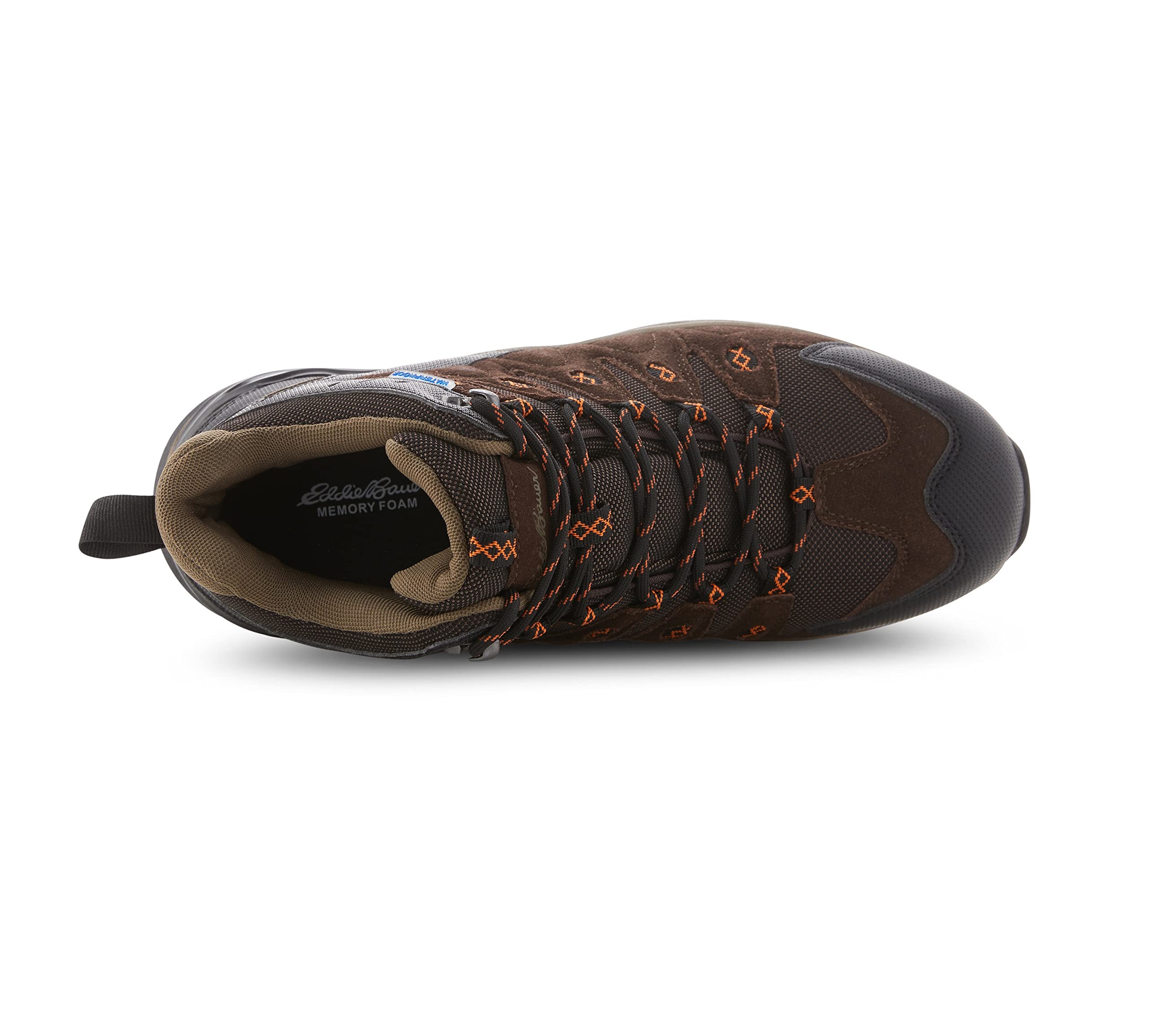 Eddie Bauer Clyde Hill Hiking Boots for Men | Water Resistant, Multi-Terrain, Comfortable & Supportive Design, Rubber Traction Outsole Memory Foam Insole