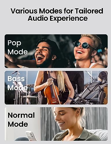 Gsoemon Active Noise Cancelling Earbuds, True Wireless Earbuds IPX5 Waterproof 36 Hours Rich Bass, aptX Superior Sound Qualcomn QCC 3040, CVC 8.0 Noise-Cancelling Mics for Calls