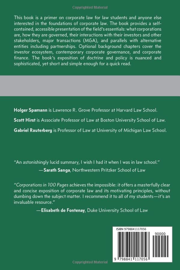 Corporations in 100 Pages