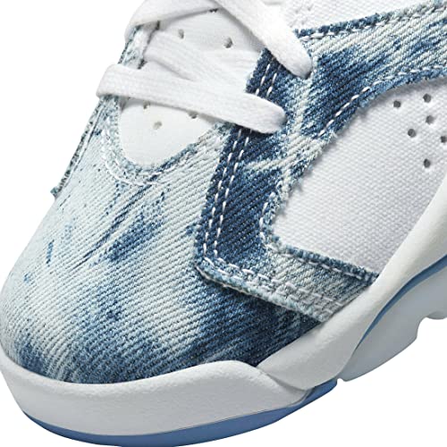 Jordan Boy's Air Jordan 6 Retro (Big Kid) White/Dutch Blue/Citron Tint/Black 6.5 Big Kid M