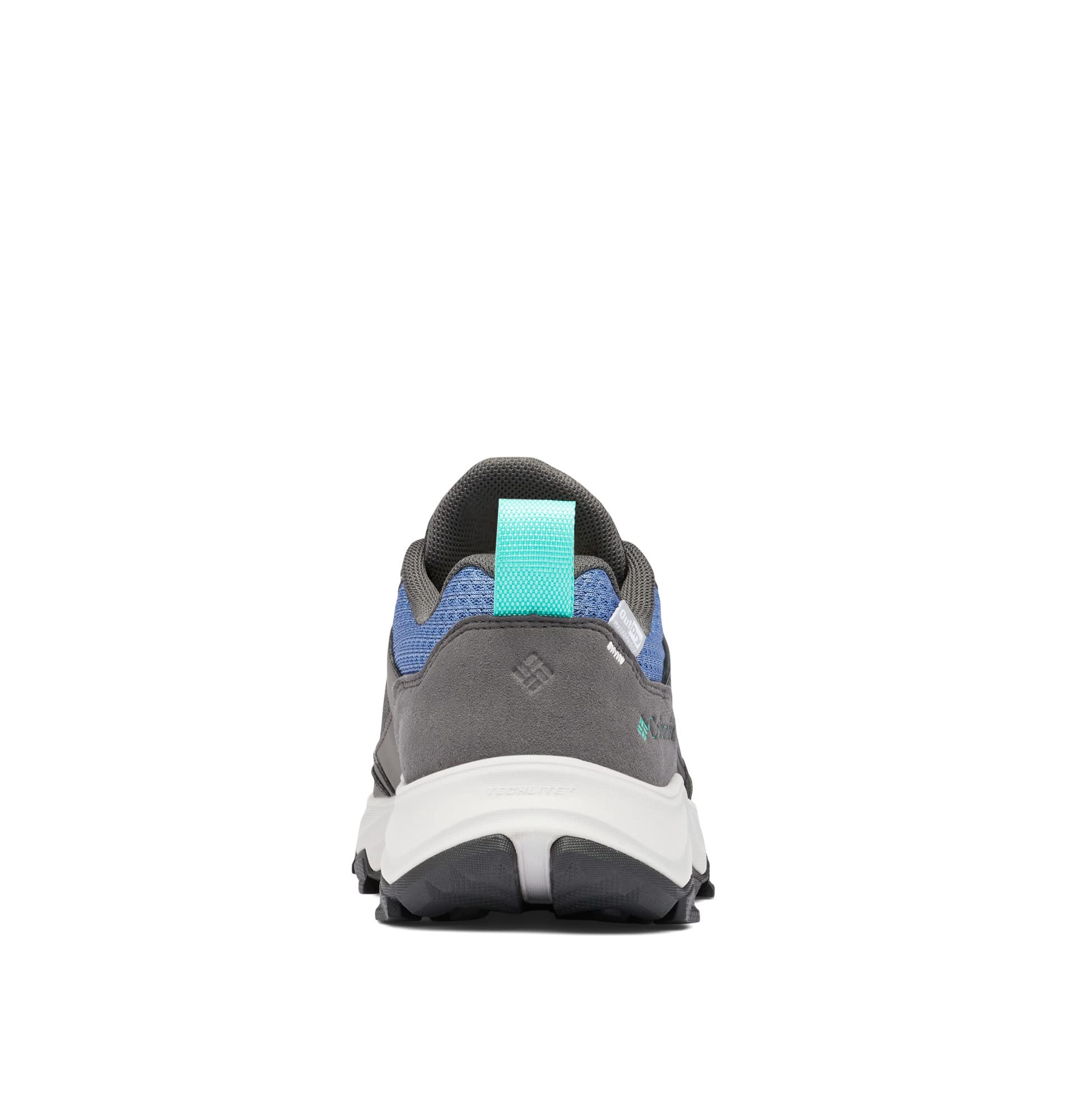 Columbia Women's Hatana Max Outdry Hiking Shoe, Dark Grey/Electric Turquoise, 9