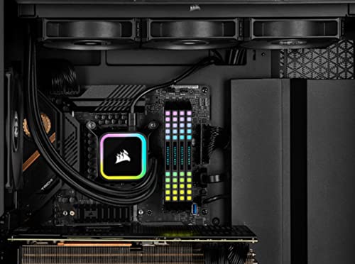 Corsair AF140 Elite, High-Performance 140mm PWM Fluid Dynamic Bearing Fan with AirGuide Technology (Low-Noise, Zero RPM Mode Support) Single Pack - Black