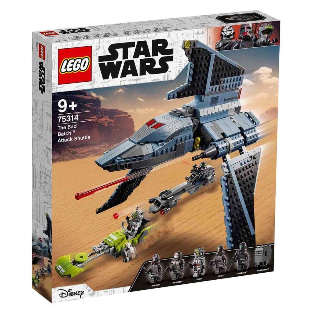 LEGO 75314 Star Wars TM The Bad Batch Attack Shuttle,9 year +