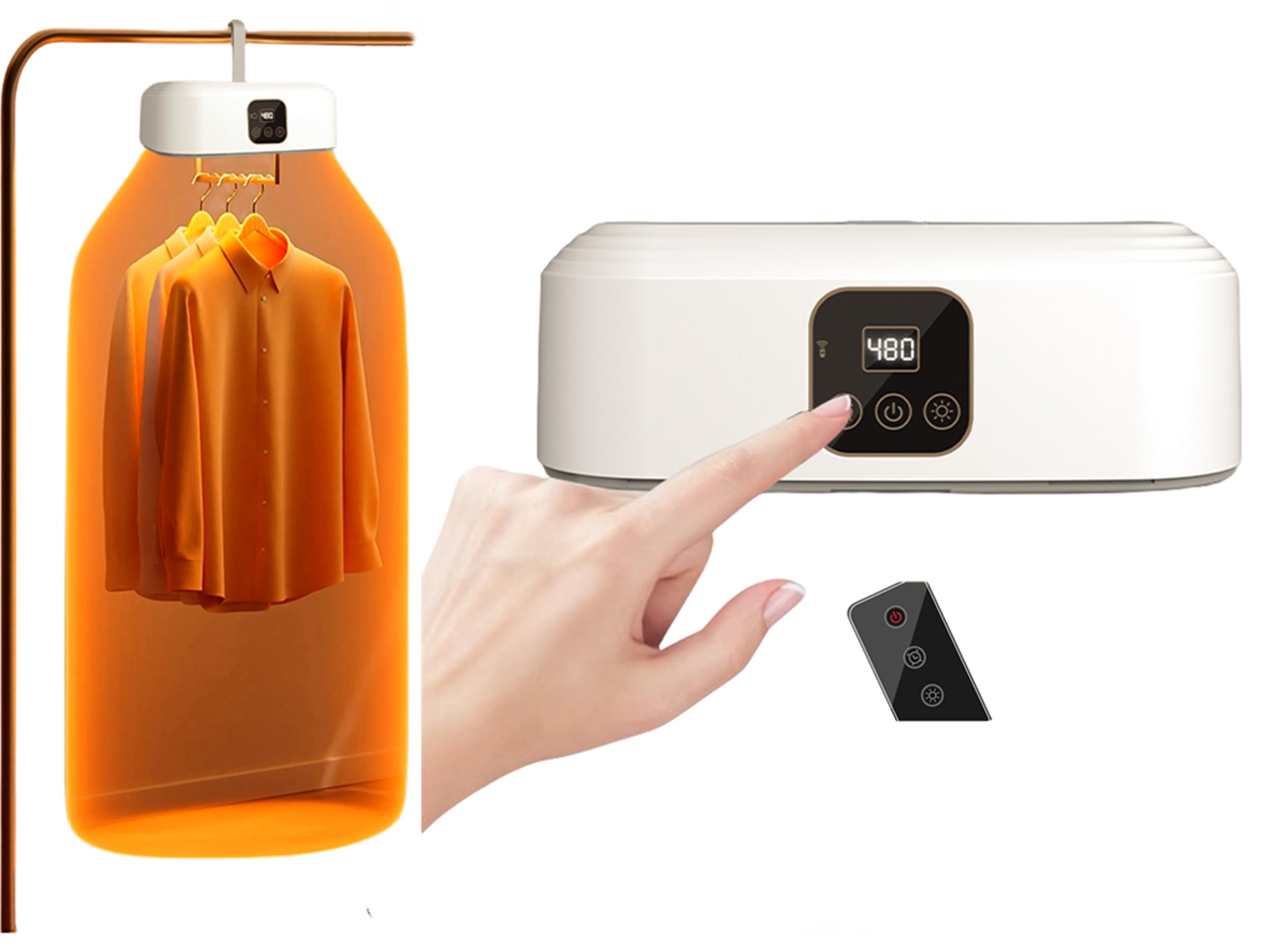 GDXIEDING Portable Clothes Dryer, Mini Portable Dryer Machine for Laundry Apartments and Travel,RV, Home