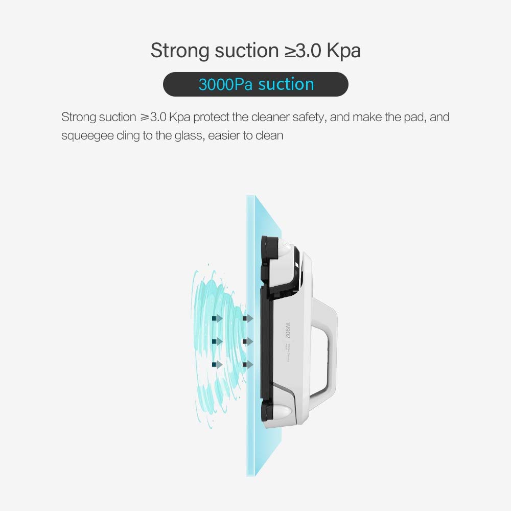 COAYU Robot Window Cleaner, CW902 Window Cleaning Robot with Remote Control, Cleaning Kinds of Horizontal Windows, Sliding Glass Doors, Marble Bathroom Floors & Walls, and Kitchen Floors