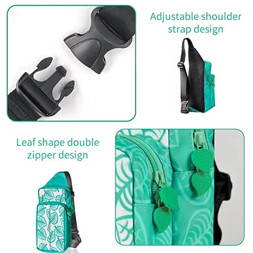 Eamily Nylon Waterproof Portable Shoulder bags Compatible for Nintendo Switch/Switch OLED & Accessories, Backpack Crossbody Travel Bag, Carrying Case