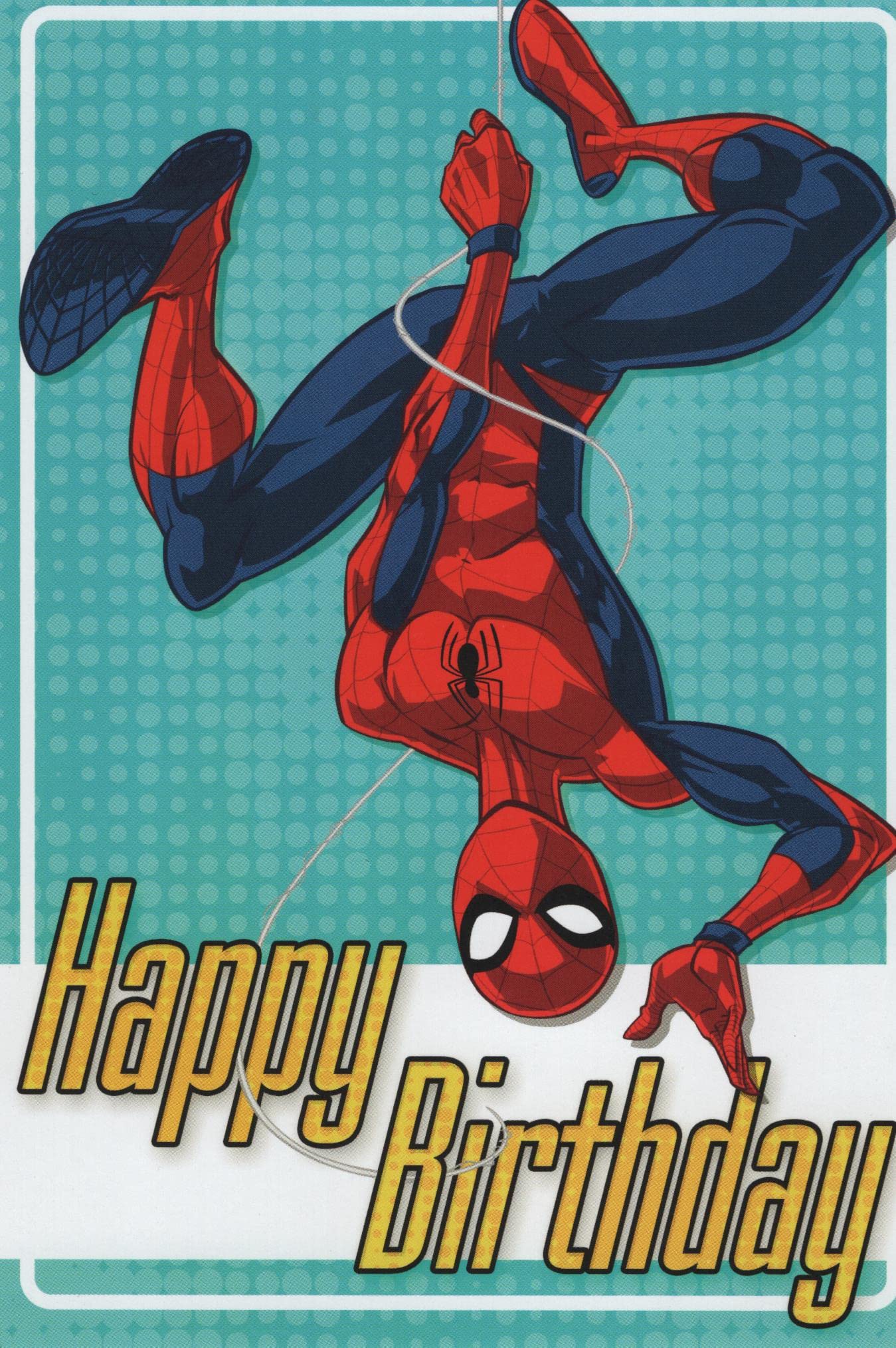 Heartline by Hallmark Spider-man Greeting Card (Spiderman)Happy Birthday Card